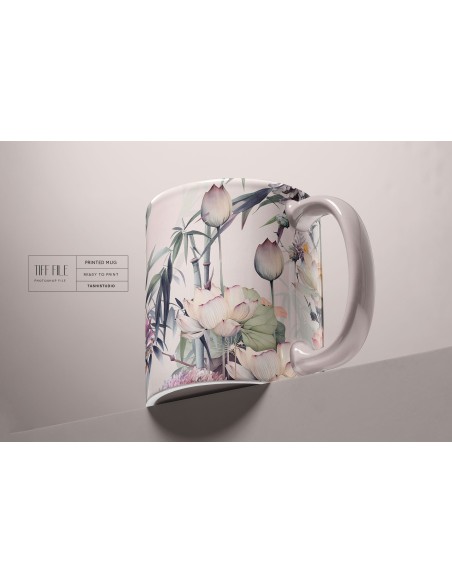 The Orient Garden surface pattern design - Tashistudio.com