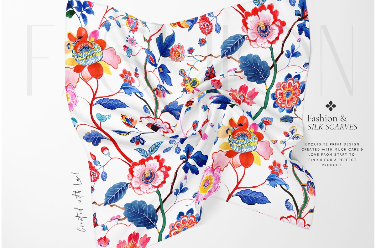 Enchanted Petals Pattern Designs - Tashistudio.com